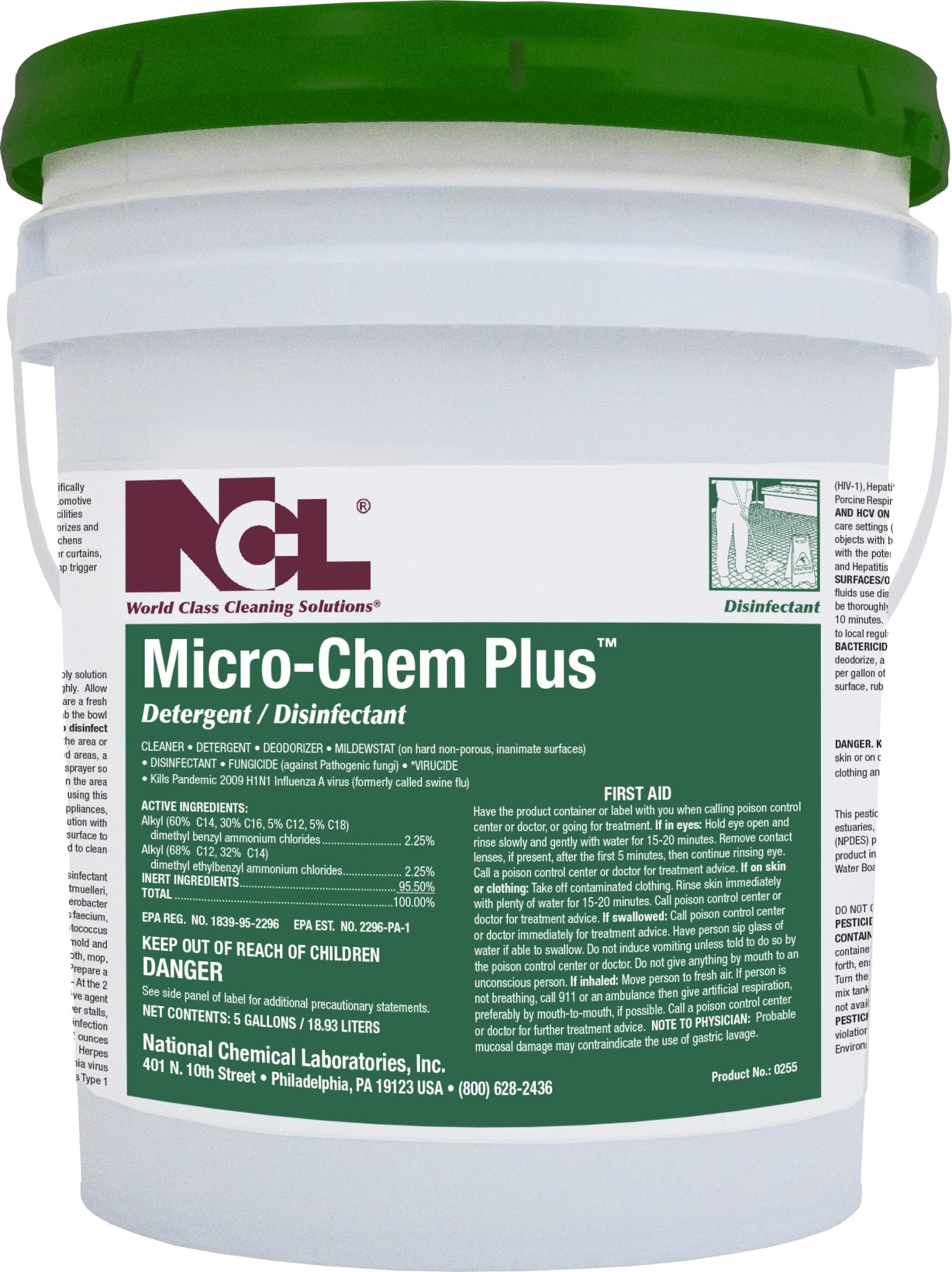 Cleaning Chemical Detergent/Disinfectant: Micro-Chem Plus – Made in USA ...