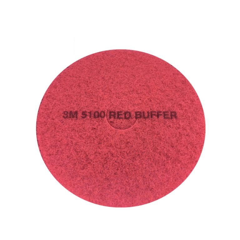3M™ 17″ RED BUFFING PADS – Made in USA – Cleaning Equipment Supplier ...